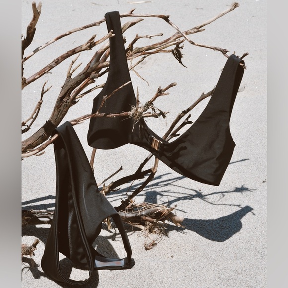 Izzy Swimwear | Swim | Brand New Classic Silky Smooth Black Bikini ...